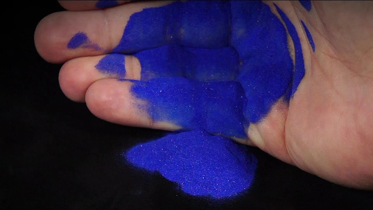 Azurite pigment preparation - YouTube