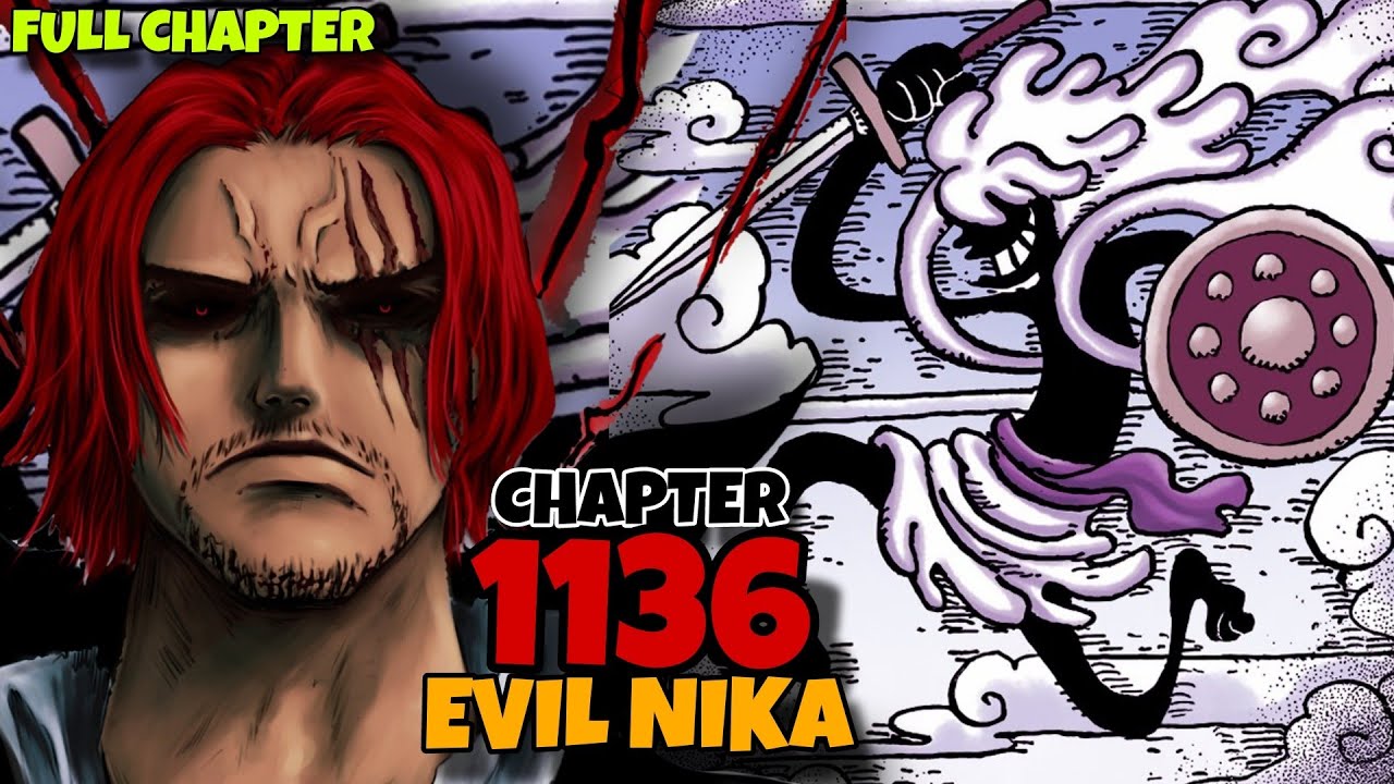 EVIL SHANKS vs LUFFY?! GOD OF DESTRUCTION NIKA?! One Piece Chapter 1136 ...