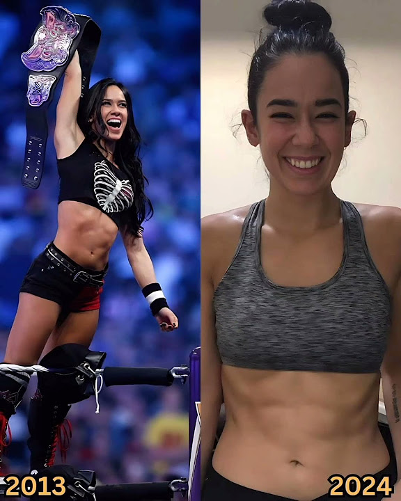 WWE diva now and then (2013 - 2024) | AJ Lee #ajlee #wwe #wwedivas #smackdown #raw #wweshorts ...