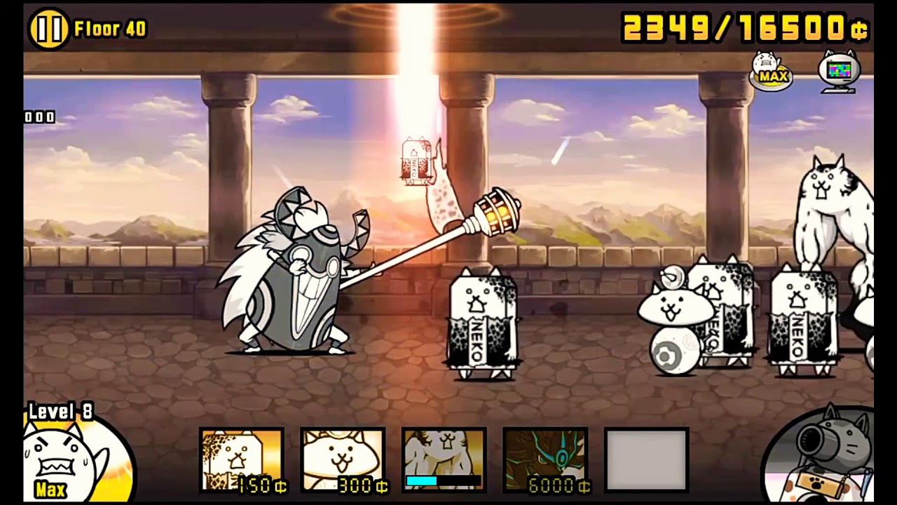 The Battle Cats ~ Floor 40 cpu strat ~ - YouTube