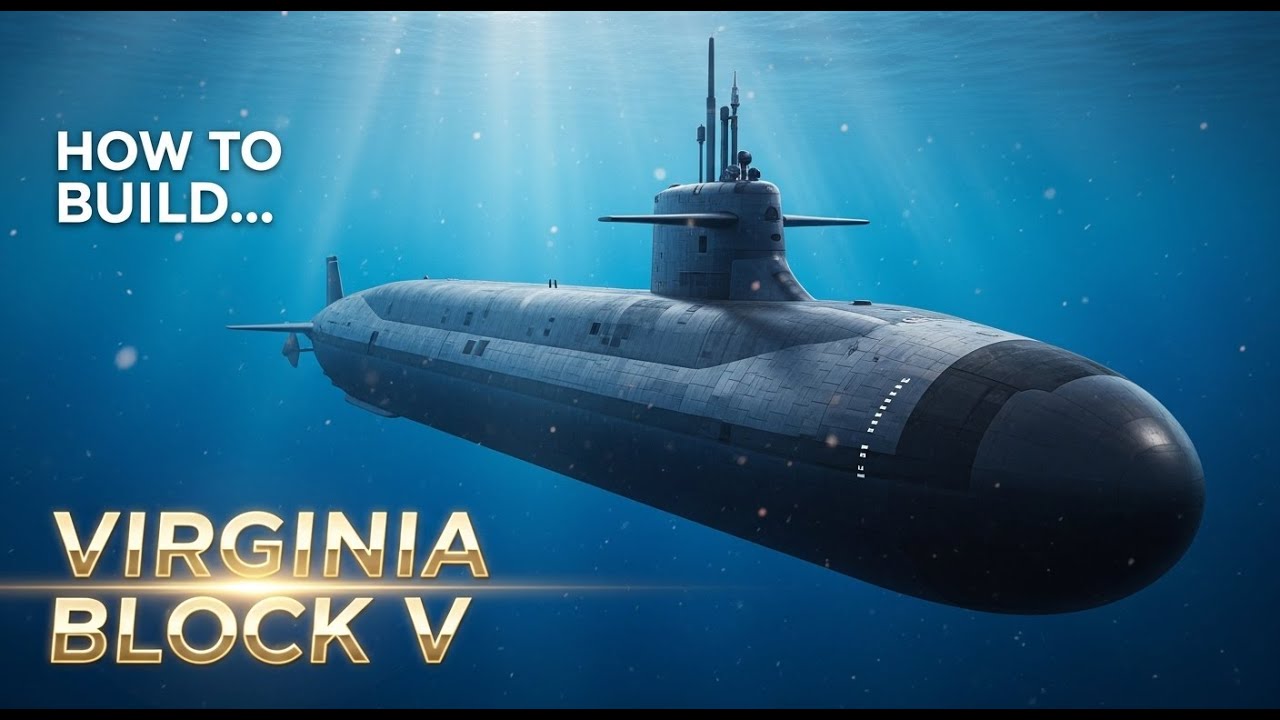 How is the Atlantic Whale – Virginia Block V Built? - YouTube