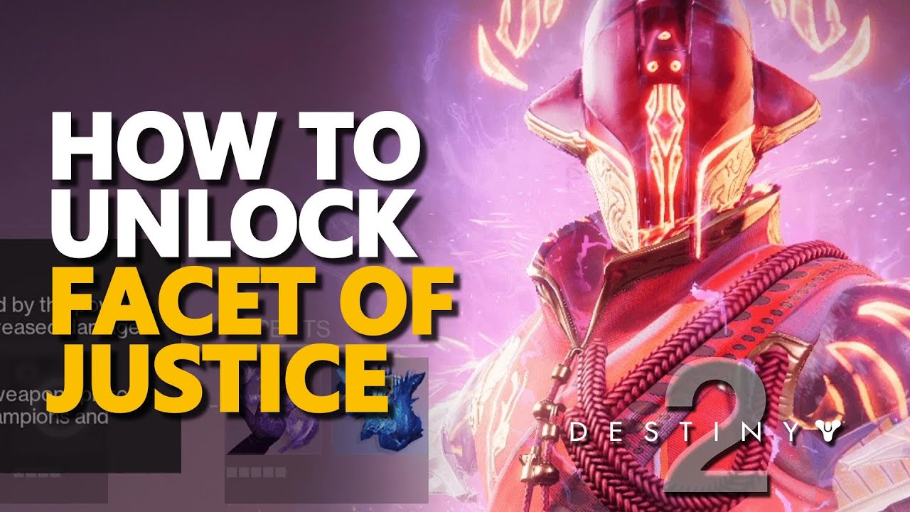 How to unlock Facet of Justice Destiny 2 - YouTube