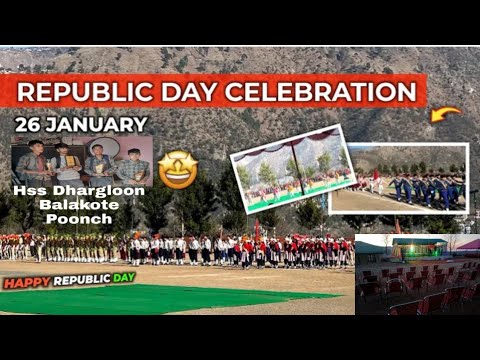 Celebrations 76th Republic Day at Hss Dhargloon, Balakote, #1k 🇮🇳 # ...