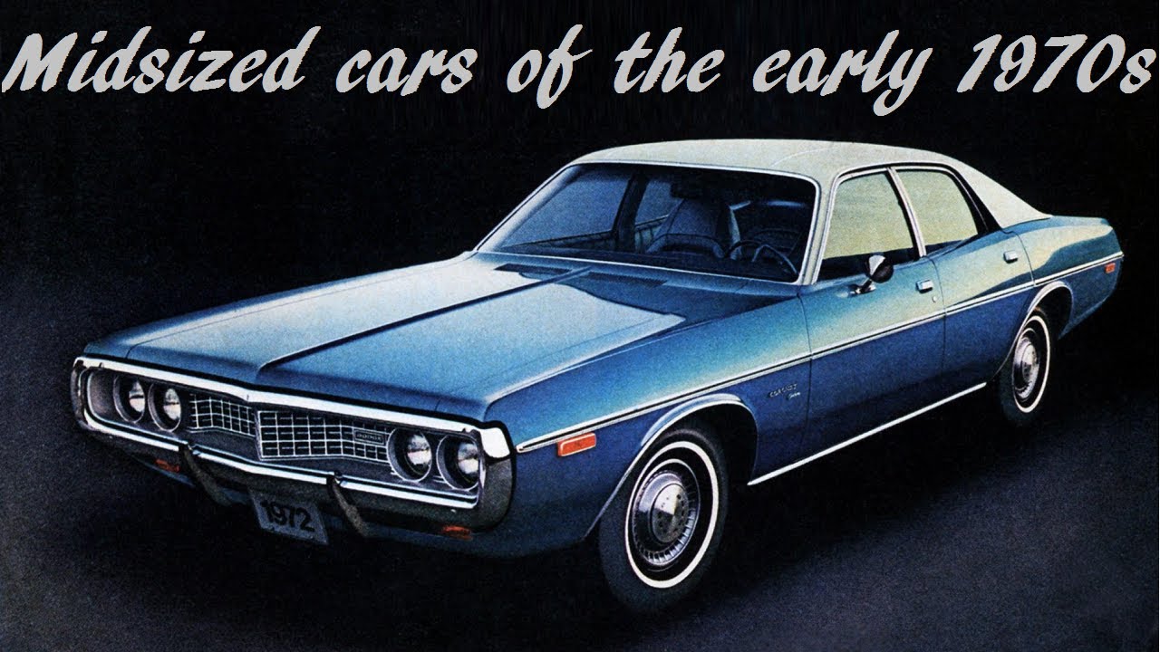 Early 70s Mid sized cars - YouTube