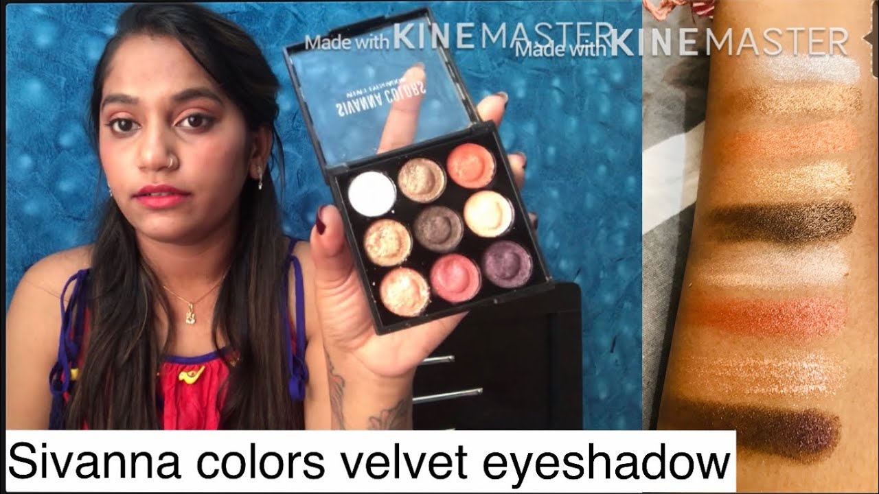 Sivanna colors velvet eyeshadow | Affortable eyeshadow for beginners ...