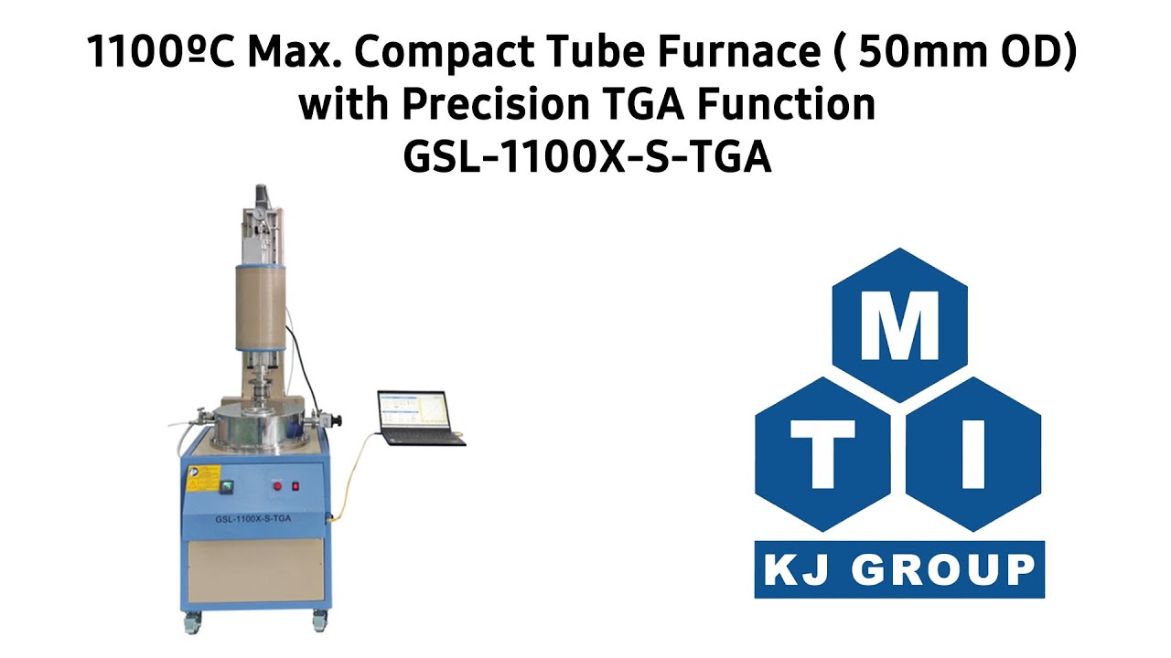 1100ºC Max. Compact Tube Furnace ( 50mm OD) with Precision TGA Function ...