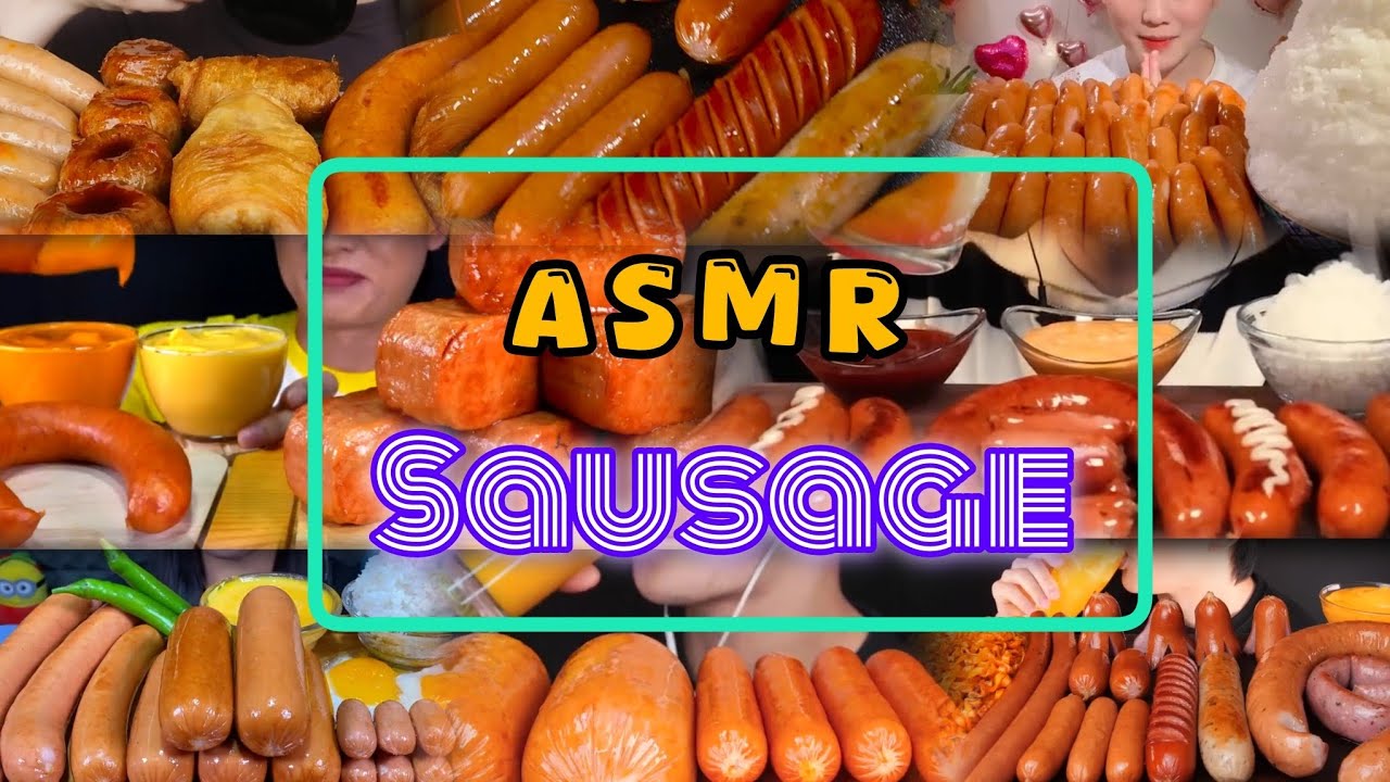 || EATING ASMR KIND OF SAUSAGE 🌭 🤤 WITH CHEESE SAUCE 🔥|BY FAMOUS ...