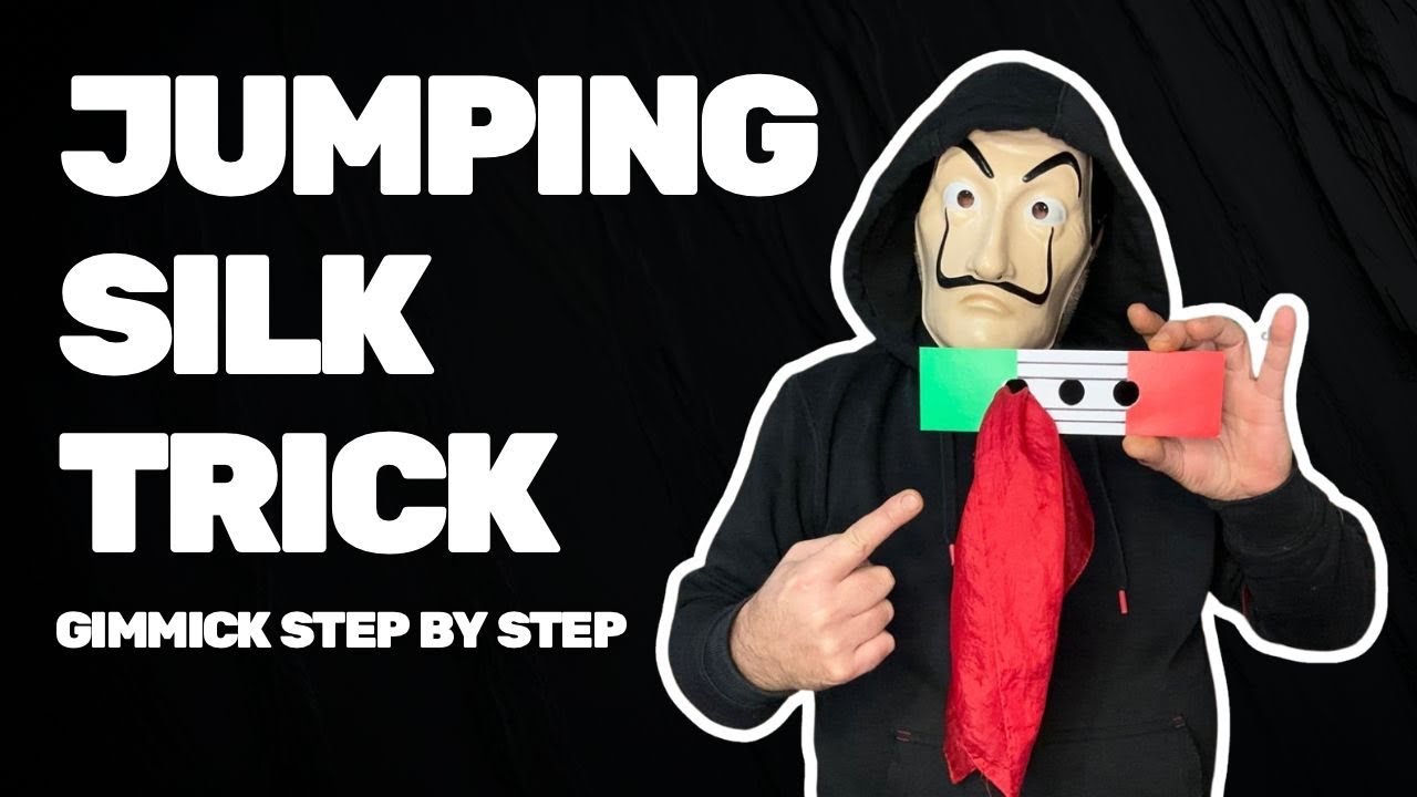 JUMPING SILK MAGIC TRICK TUTORIAL 🪄 Gimmick Step by Step - YouTube
