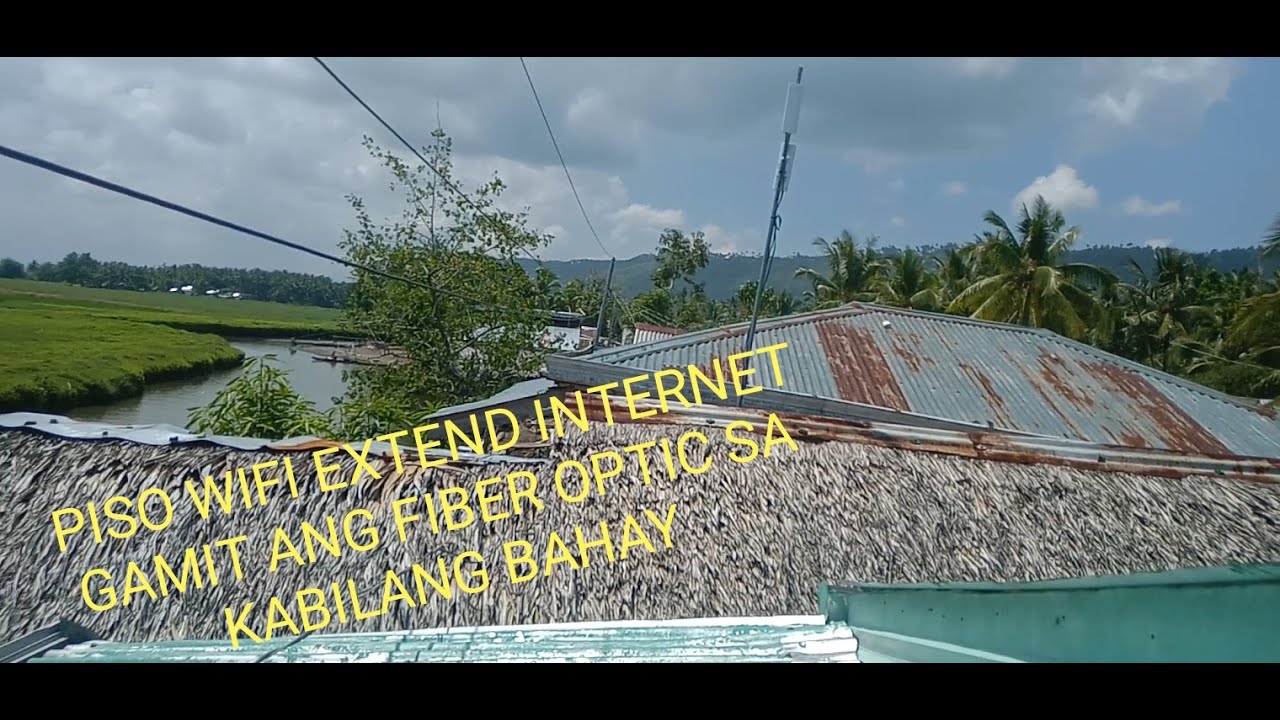 PISO WIFI EXTEND INTERNET GAMIT ANG FIBER OPTIC SA KABILANG BAHAY - YouTube