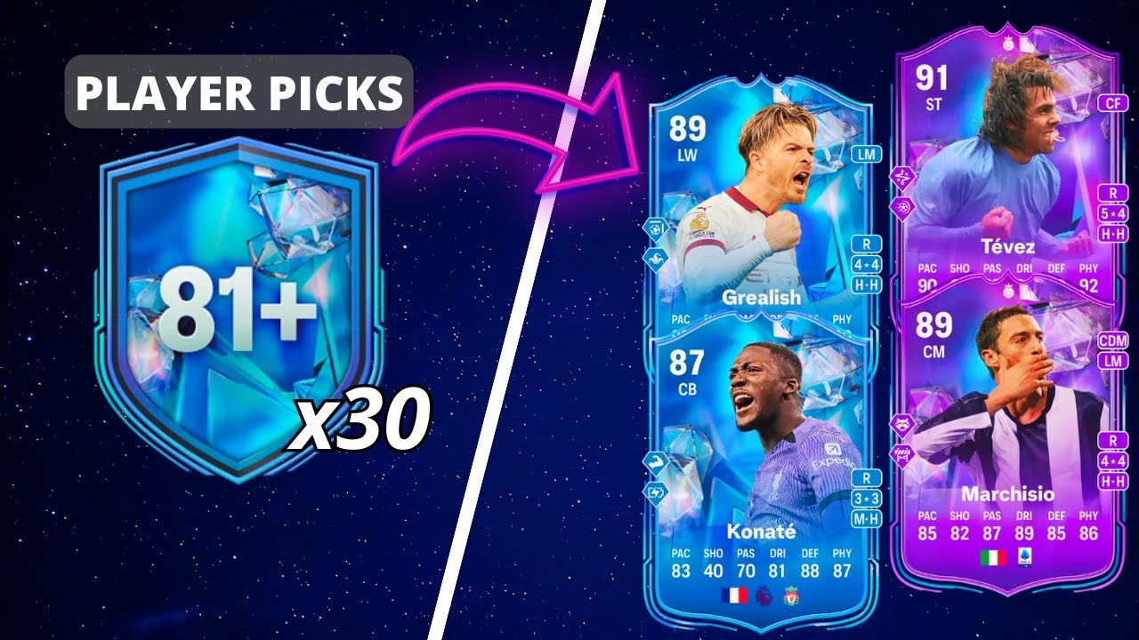 30x 81+ Player Picks Fantasy FC Team 1! 😱 FC 24 Ultimate Team - YouTube