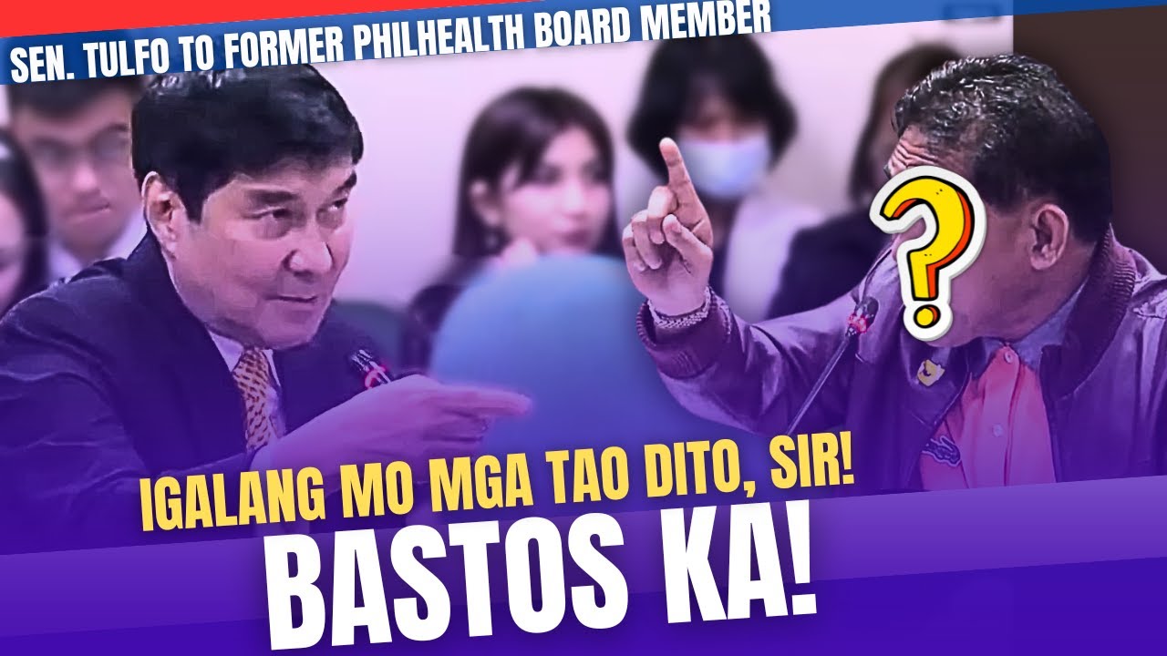 BASTOS KA YATA! IGALANG MO MGA TAO DITO SIR: BANAT NI SEN. RAFFY TULFO ...