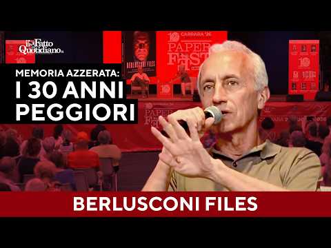 Berlusconi Files, Travaglio: “Non era un moderato. Ricordiamo i 30 anni peggiori della nostra vita”