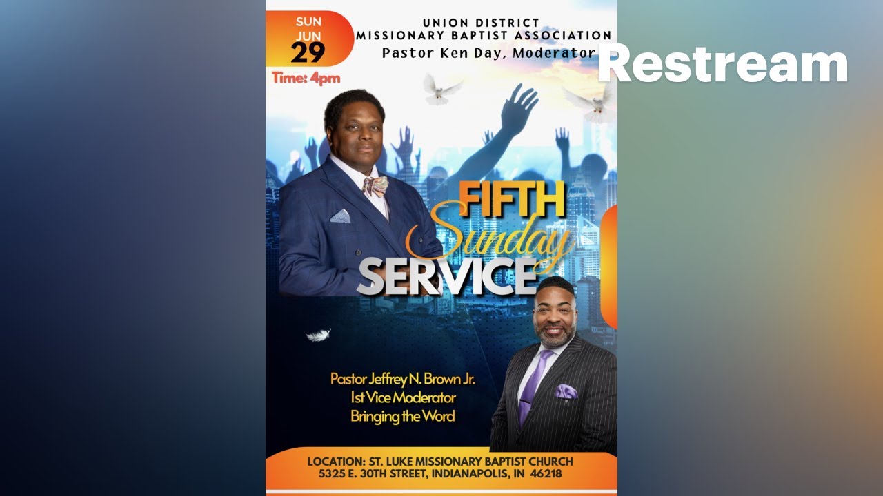 5th Sunday Union District Service | SLMBC | June 29, 2025 - YouTube