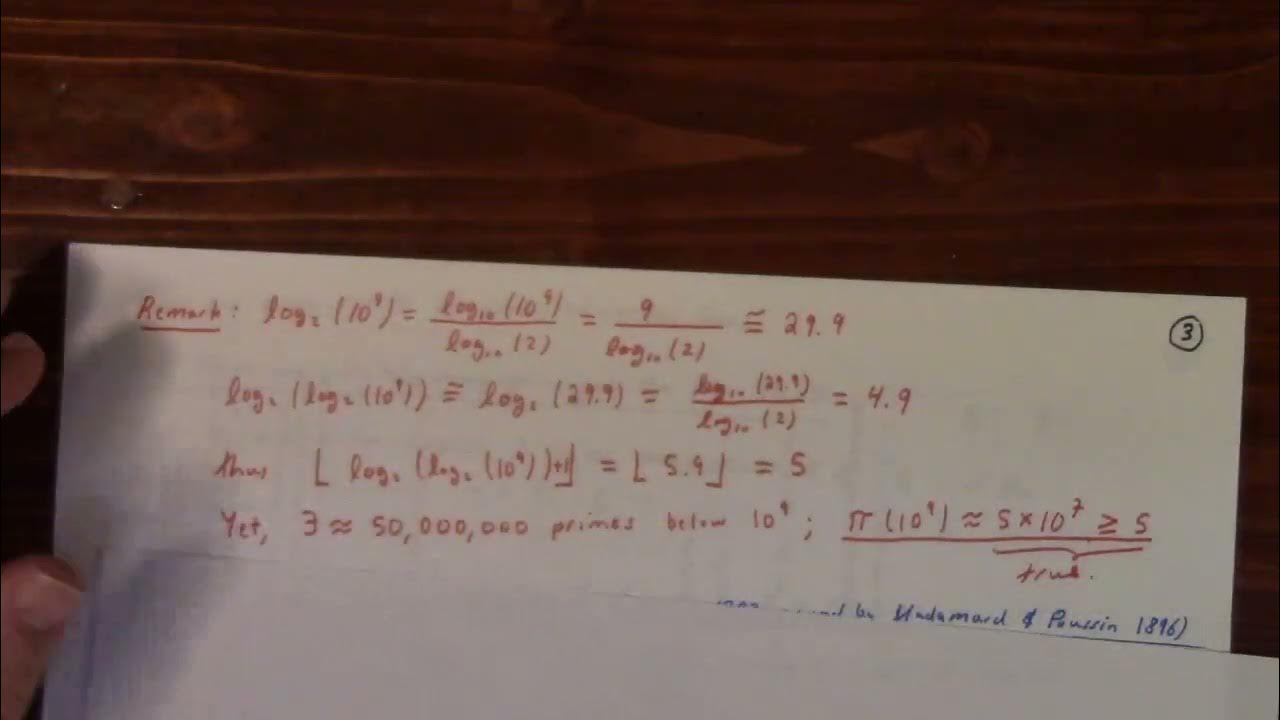 Number Theory: Lecture 8: Structure of Primes - YouTube