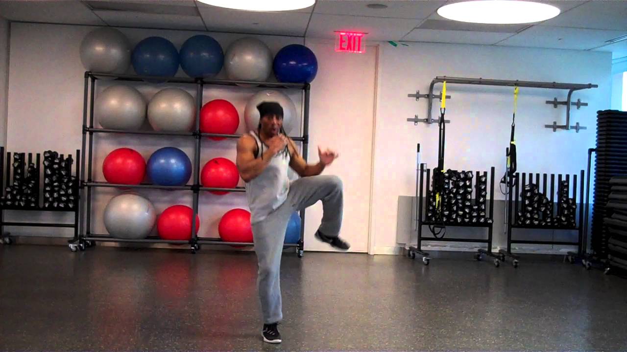 Instructional Cardio Kickboxing Routine 6 - YouTube