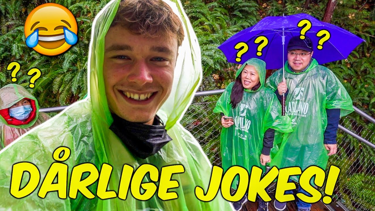 Fortæller DÅRLIGE JOKES til Random mennesker i Canada! - YouTube