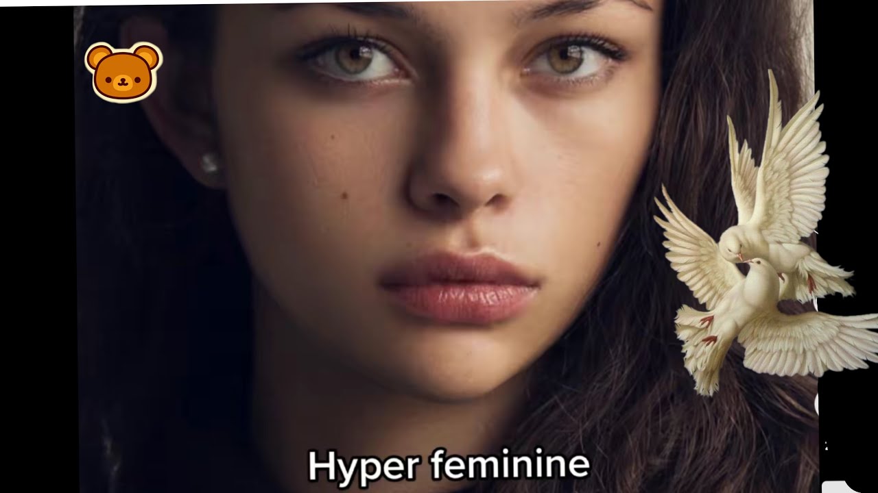 Hyper feminine face - YouTube