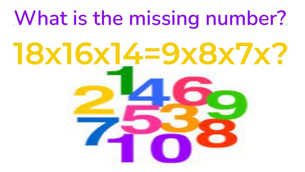 What Is The Missing Number YouTube what-is-the-missing-number-youtube