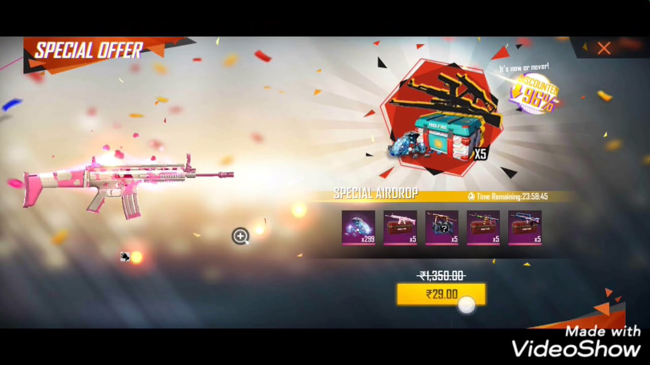 How To Get Special AirDrop In Free Fire | How To Get 29 Rs Special Air ...