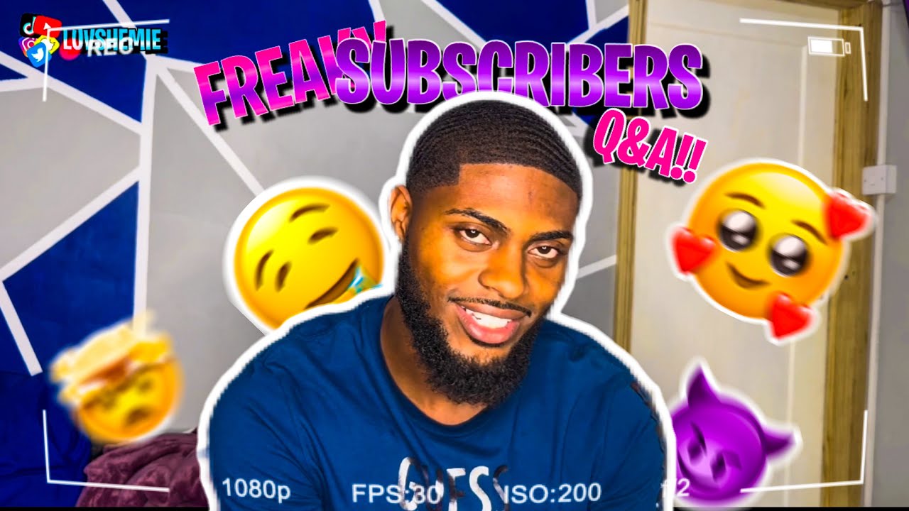 FREAKY SUBSCRIBER Q&A!!! 🤤 (y’all freaky bad 😂) - YouTube