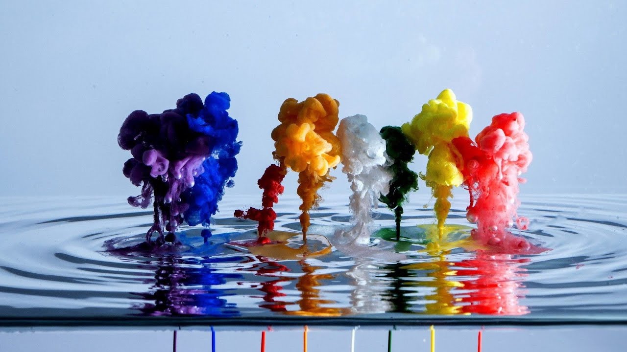 Colorful Abstract Liquid | Satisfying Fluid Video | Relaxing Music ...