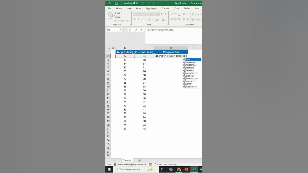 Use Rept Function in Excel | Excel for fresher #shorts #excel #short #exceltips #microsoft # ...