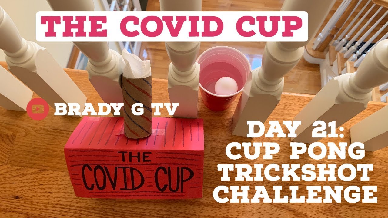 CUP PONG TRICKSHOT CHALLENGE - COVID Cup, Day 21 - YouTube