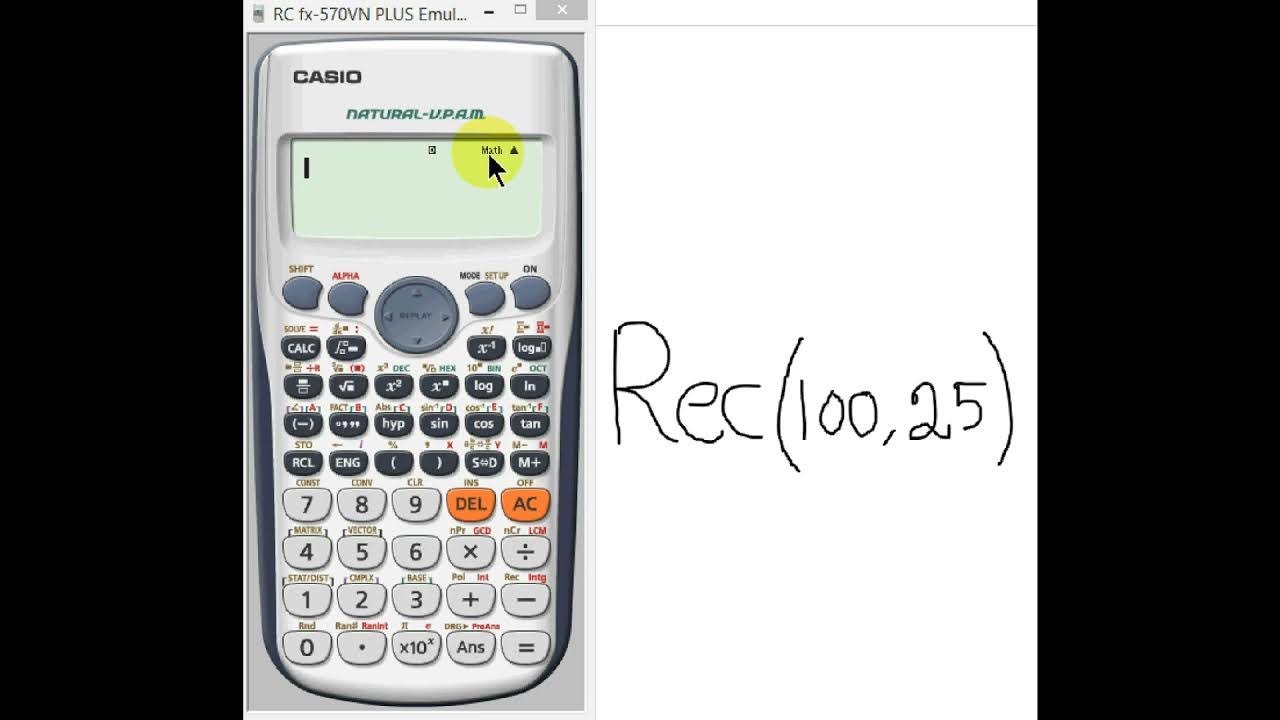 POL and REC Functions in Scientific Calculator - YouTube