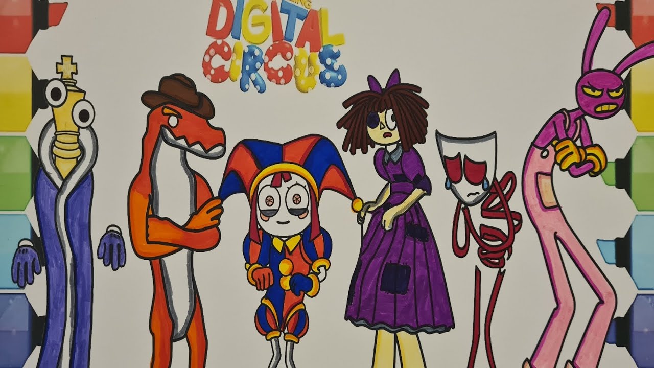 The Amazing Digital Circus 2 New Coloring pages - Gummigoo is missing ...