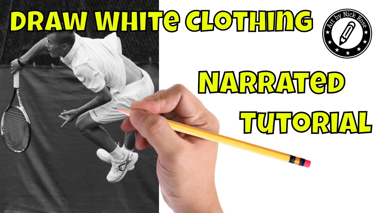 How to draw white clothes|Learn to draw Fabric|How to draw white fabric ...