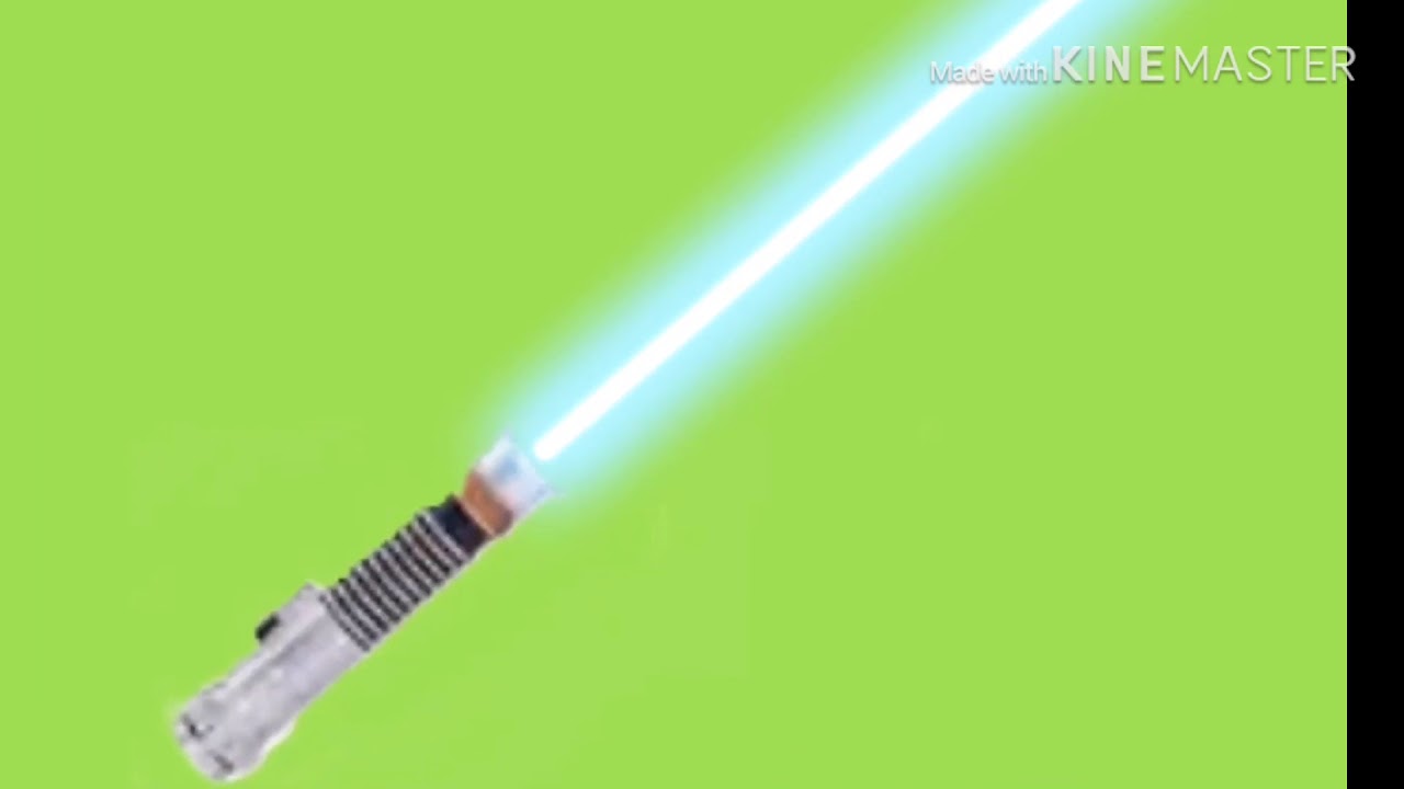Green screen saber laser - YouTube