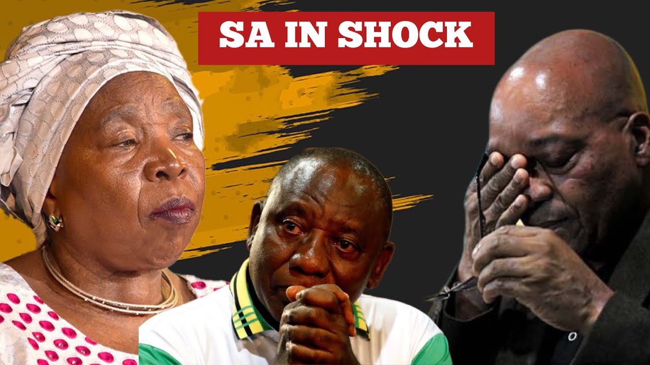 President Cyril Ramaphosa in Tears After Nkosazana Dlamini Zuma Drops A ...