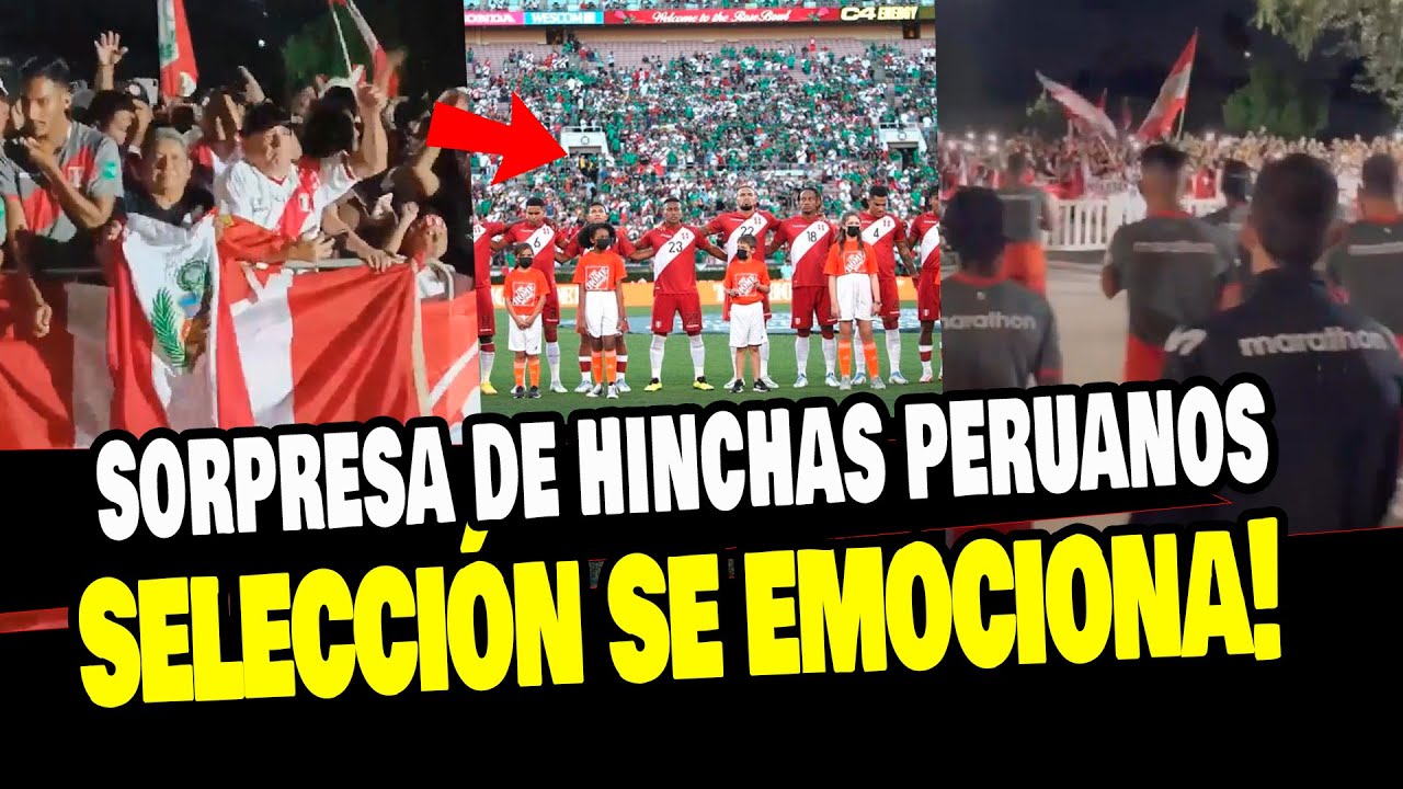 SELECCIÓN PERUANA RECIBE SORPRESA DE LA HINCHADA PERUANA TRAS PERDER EL ...