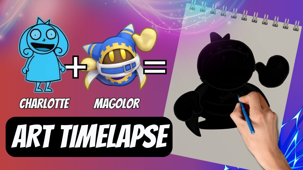 How to Draw Charlotte from Making Fiends + Magolor from Kirby | Art ...