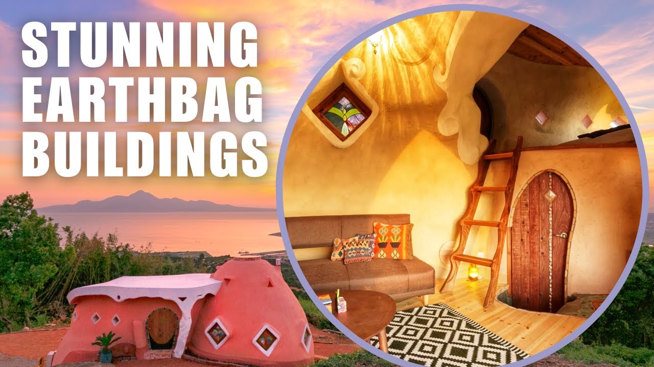 The Most Stunning Natural Buildings EVER | Earthbag Houses Japan - YouTube
