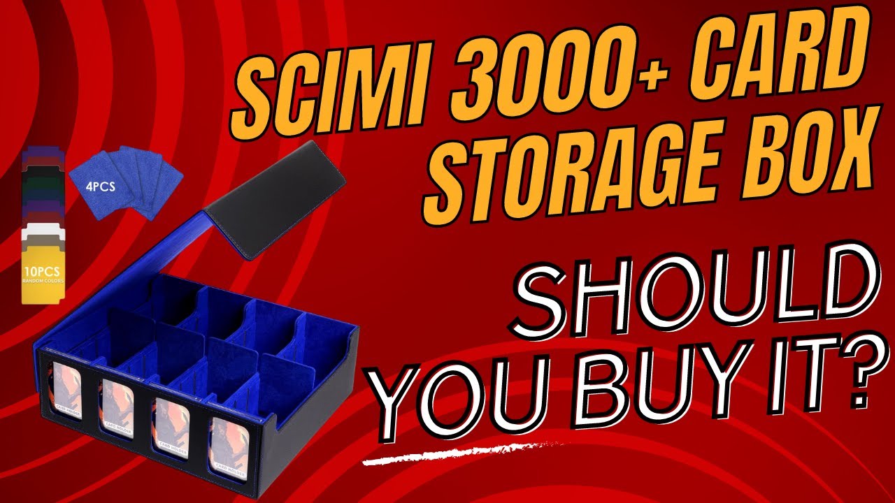 I'm Torn on This One - Scimi 3000+ Card Storage Box - YouTube