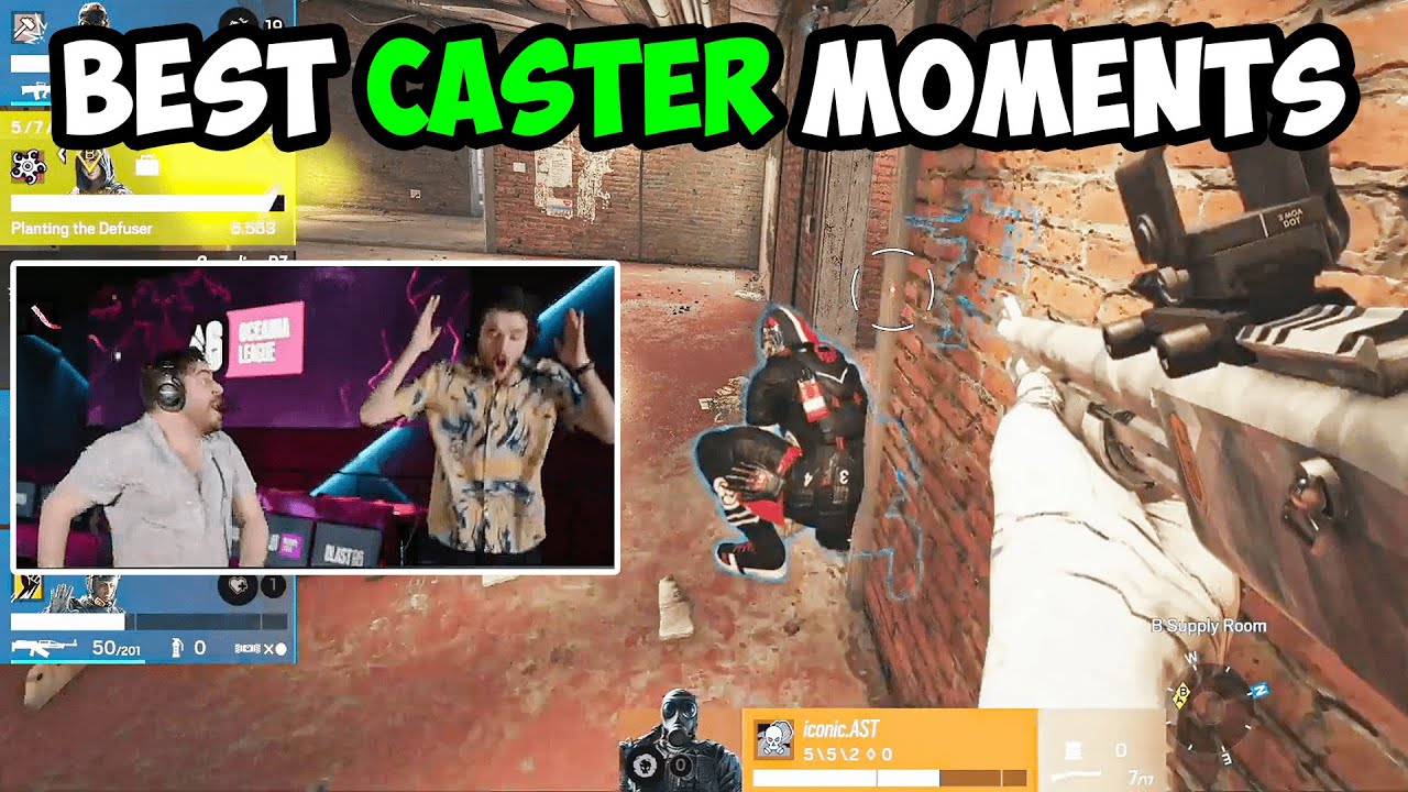 The BEST Caster Moments In Rainbow Six Siege History... - YouTube