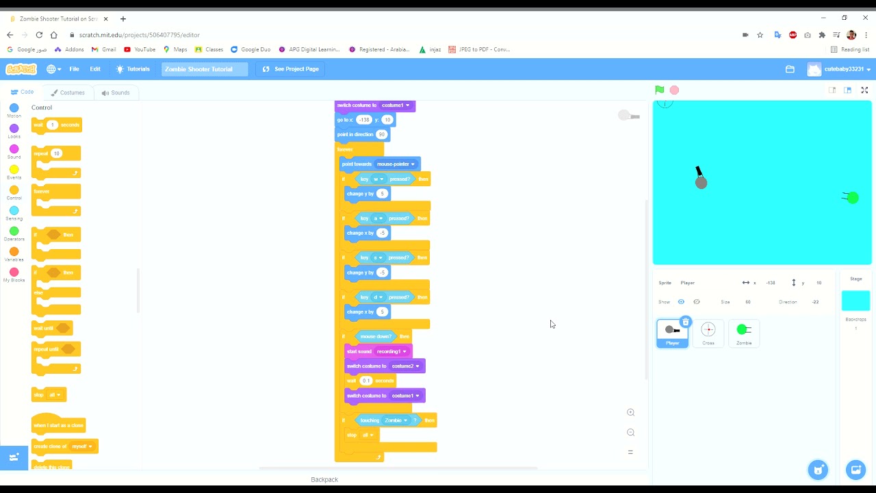 How To Make Zombie Shooter Game On Scratch YouTube How To Make Zombie Shooter Game On Scratch YouTube