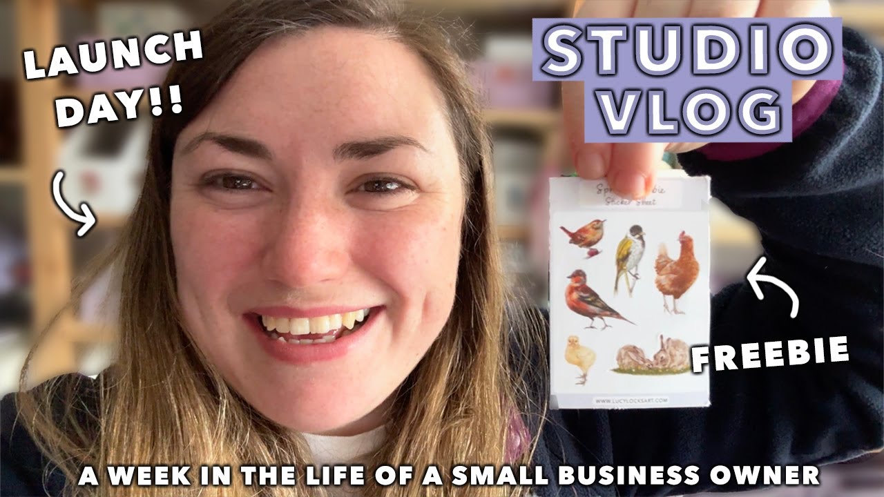 STUDIO VLOG ☆ LAUNCH DAY! - YouTube