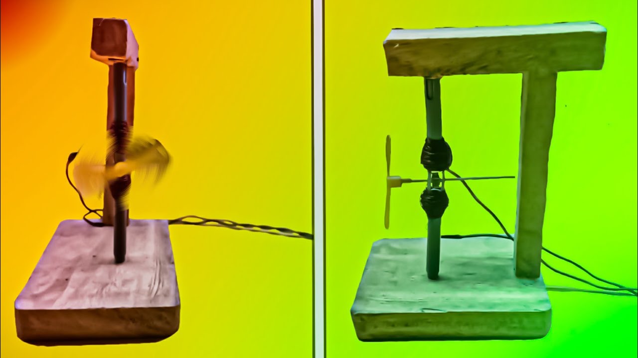 DIY Permanent Magnet AC Motor #btypee - YouTube