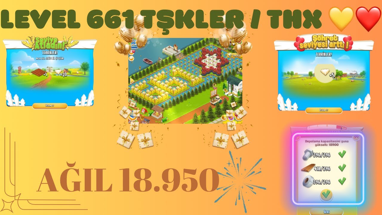 LEVEL 661 TŞKLER / THX, AĞIL 18.950 - YouTube