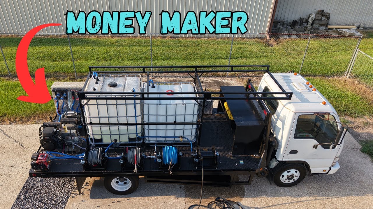 Soft Wash And Pressure Washing Money Making Flatbed (Complete Setup ...