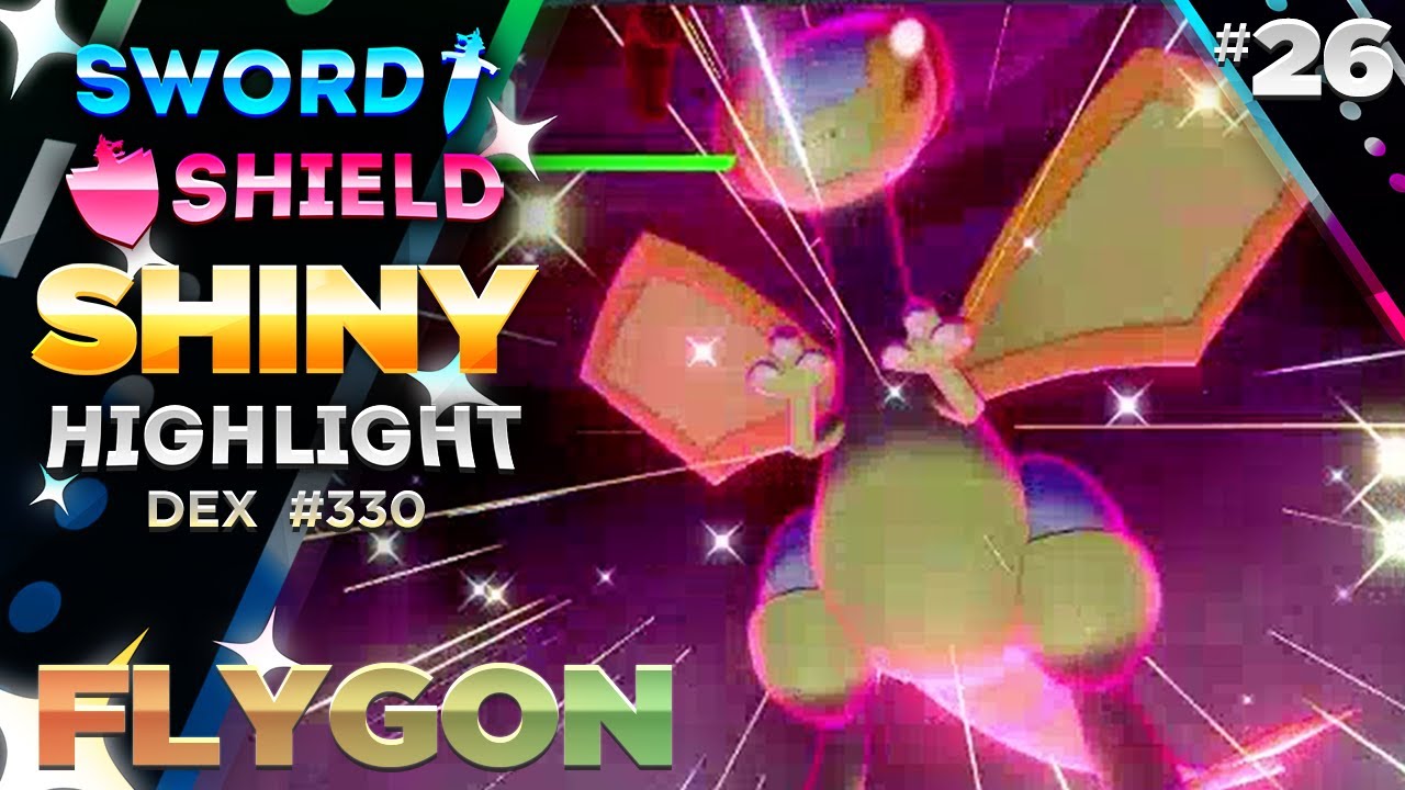 RAID LUCK IS INSANE!! Random SHINY FLYGON Raid! Sword and Shield Shiny ...