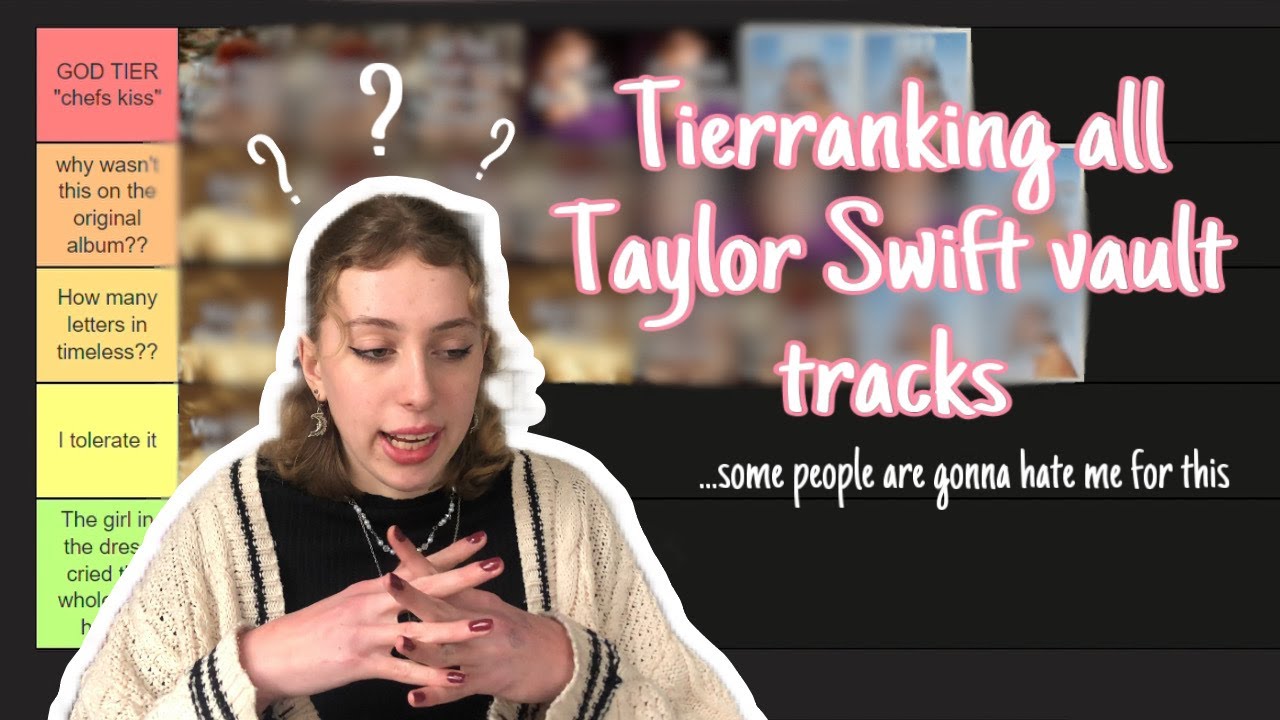 Tierranking ALL Taylor Swift vault tracks!!! - YouTube