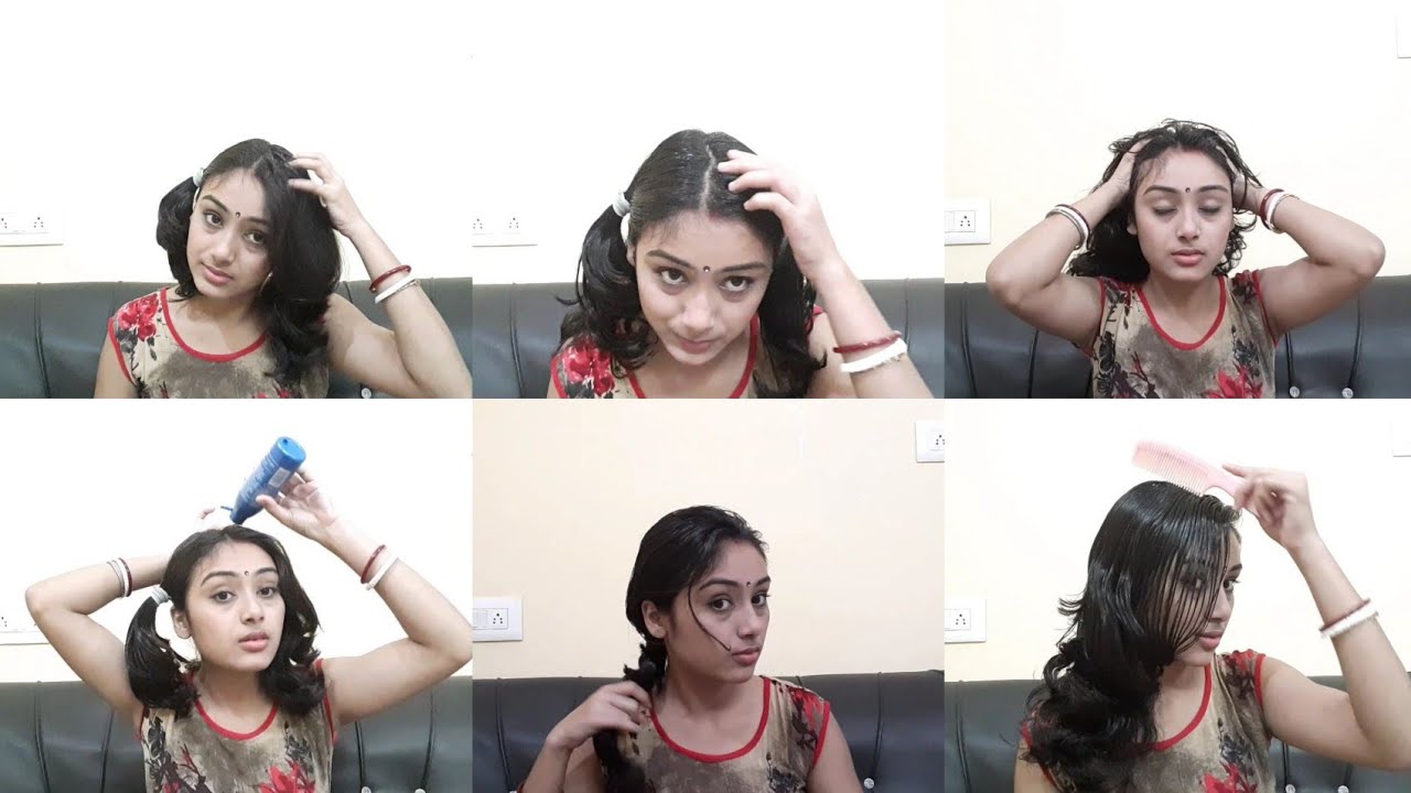 Hair Oiling + Combing | 3 ways to apply oil | comb oily hair properly ...