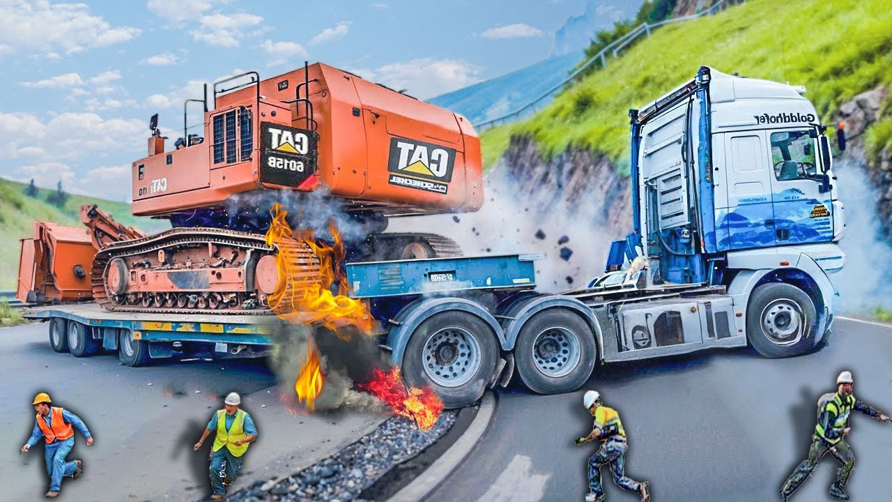 Dangerous Idiots Truck & Heavy Equipment Fails Compilation Extreme Truck Idiots at Work #5 - YouTube