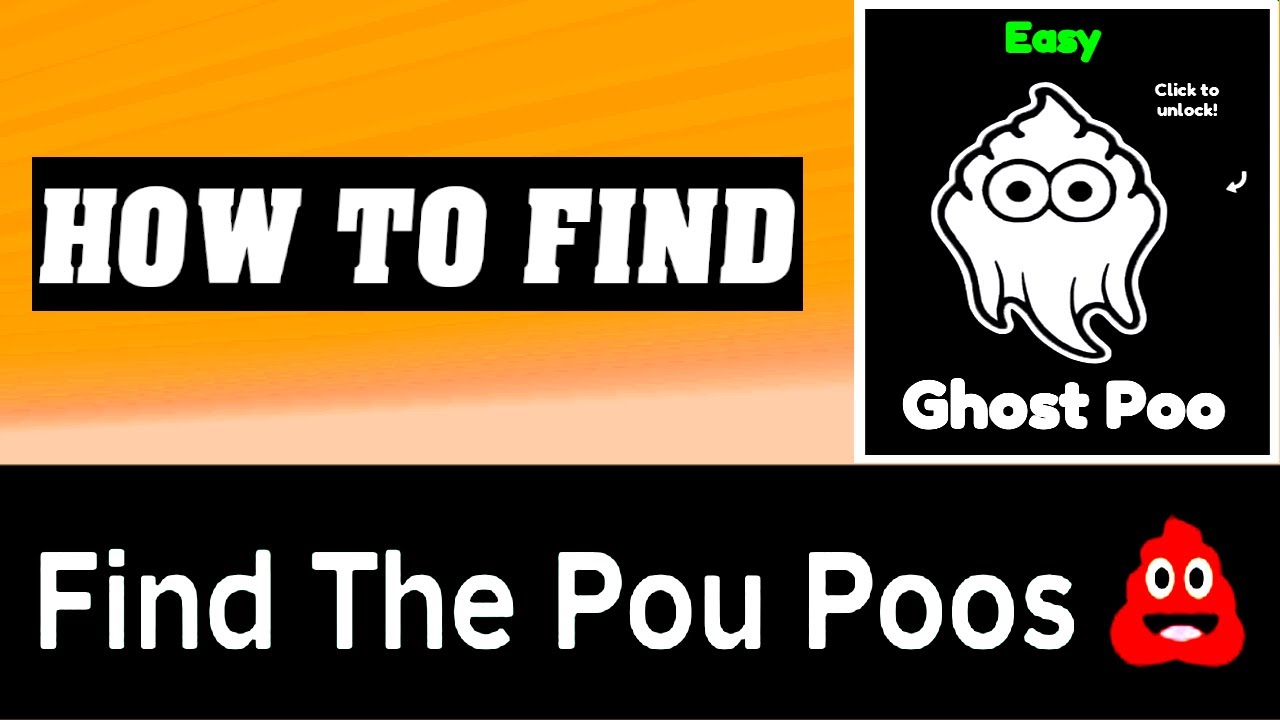 How To Find GHOST POO in FIND THE POU POOS [ROBLOX] 💩 [New Update ...