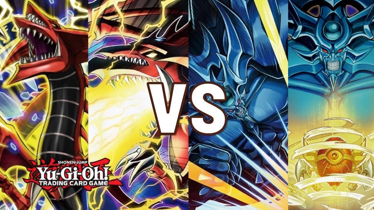 Slifer Vs. Obelisk Yugioh Egyptian God Card Duel! - YouTube