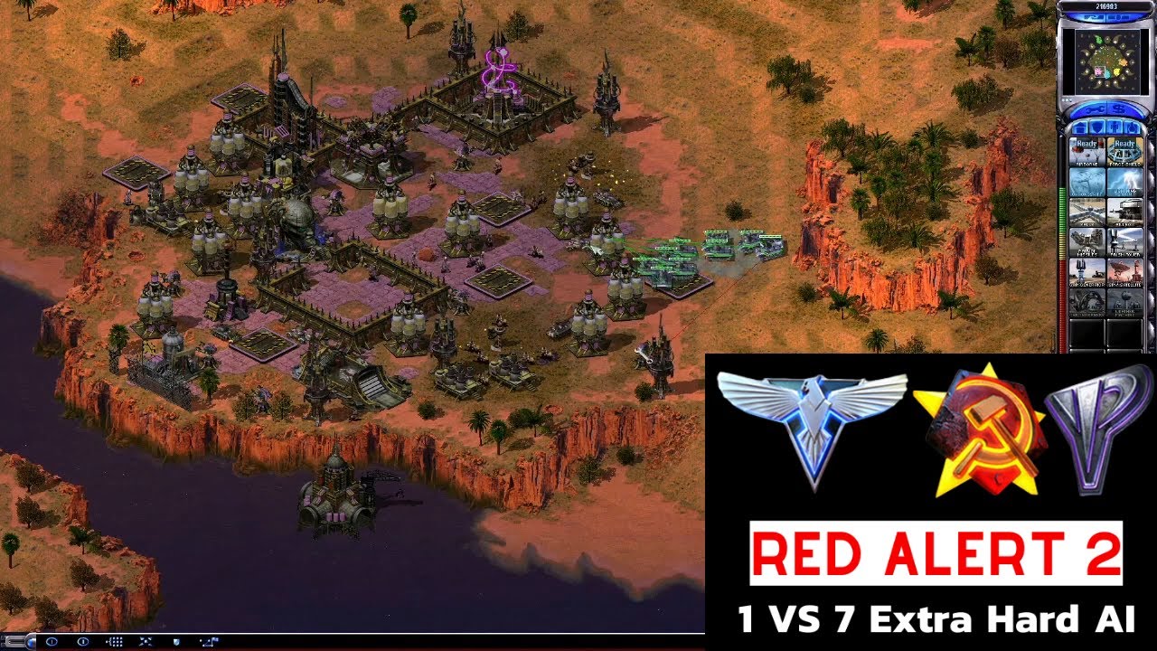 Red Alert 2 Yuri's Revenge I 1 Allied vs 7 Yuris (Extra Hard Ai) - YouTube