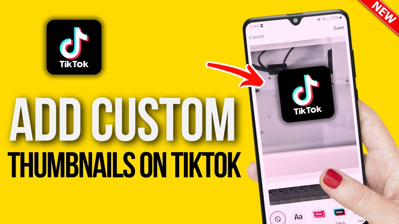How to Add Custom Thumbnails on TikTok Video - YouTube